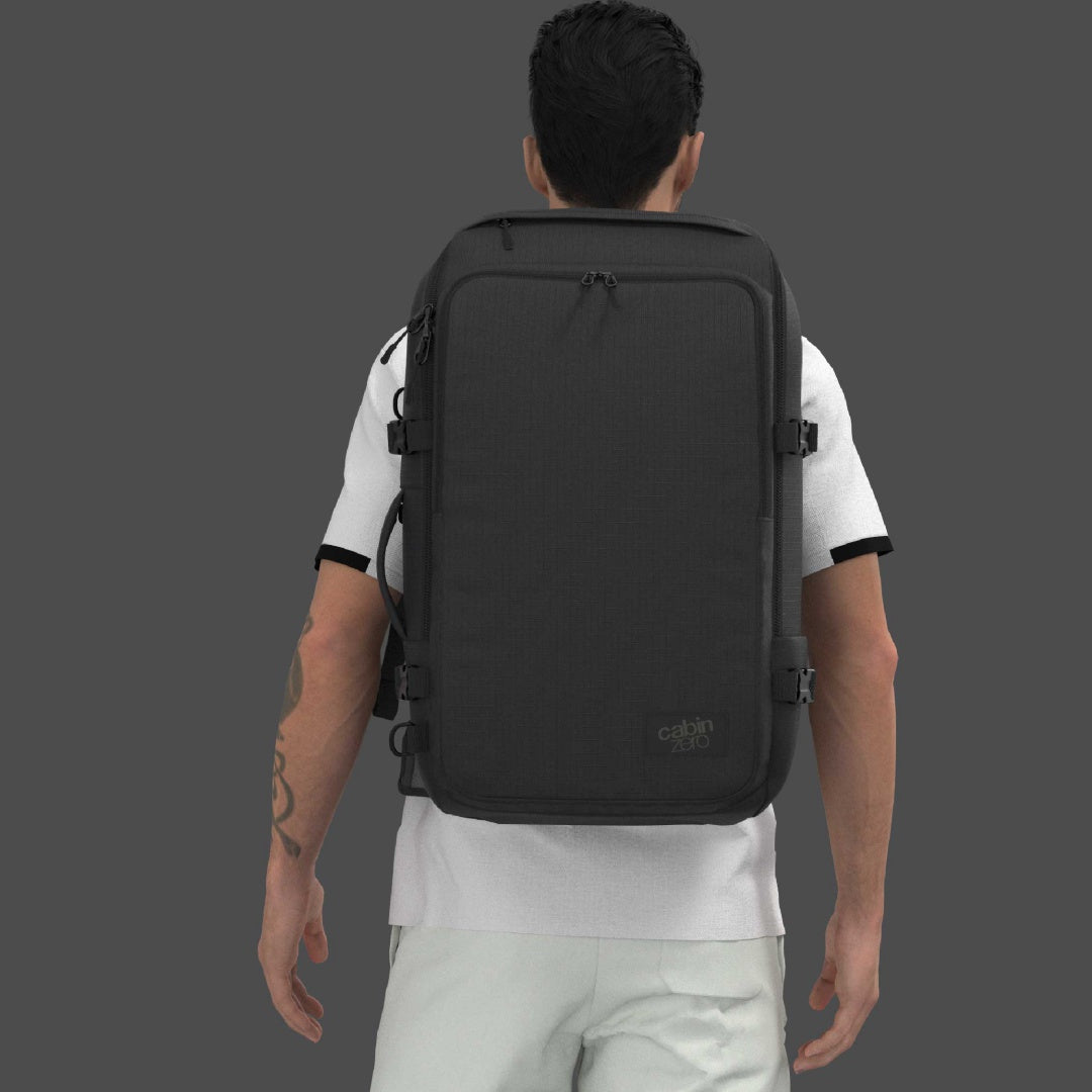 ADV Pro Backpack & Rucksack - 42L Absolute Black | CABINZERO